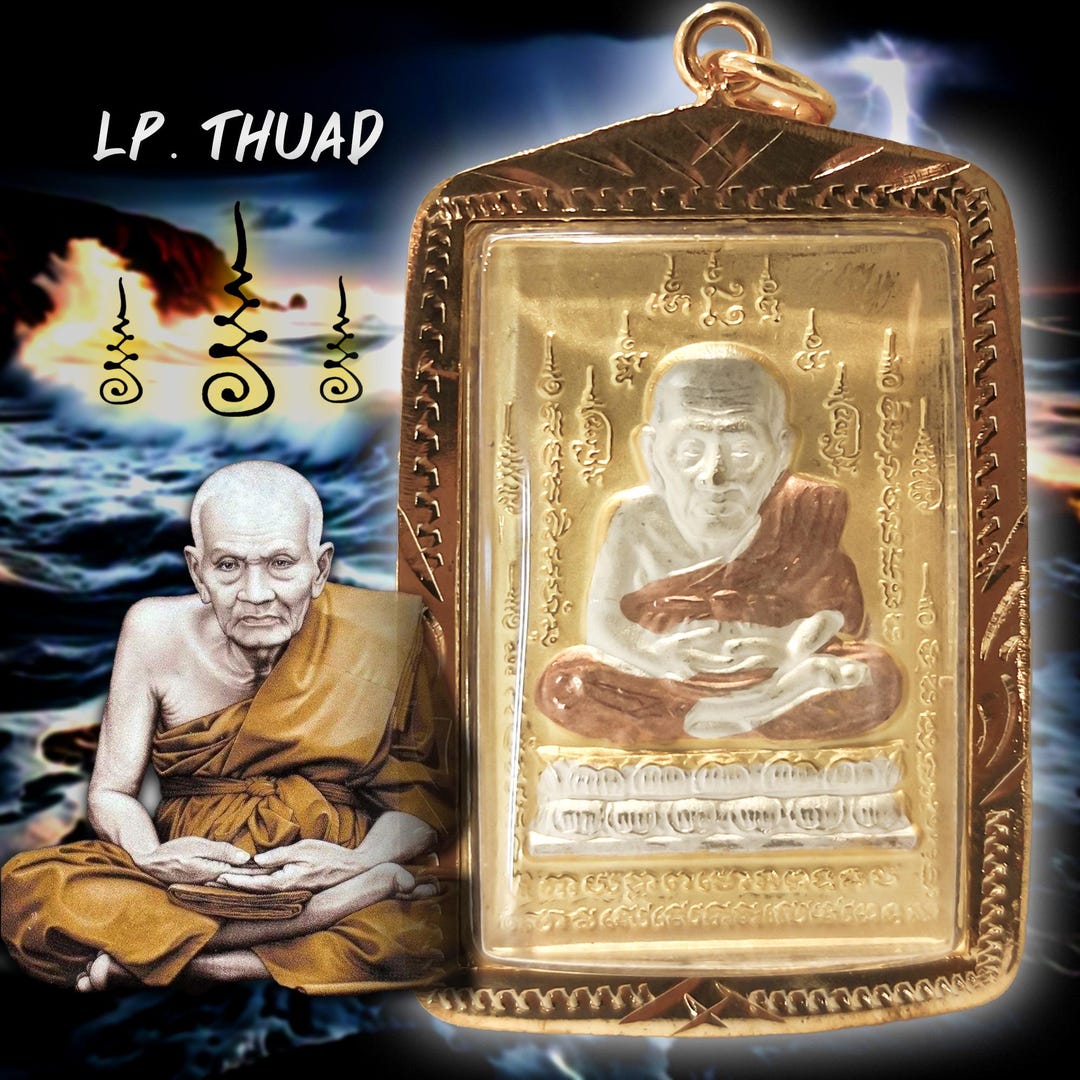Buddha Legend Phra LP Thuad - Thai Amulet Pendant Sacred Protect Lucky ...