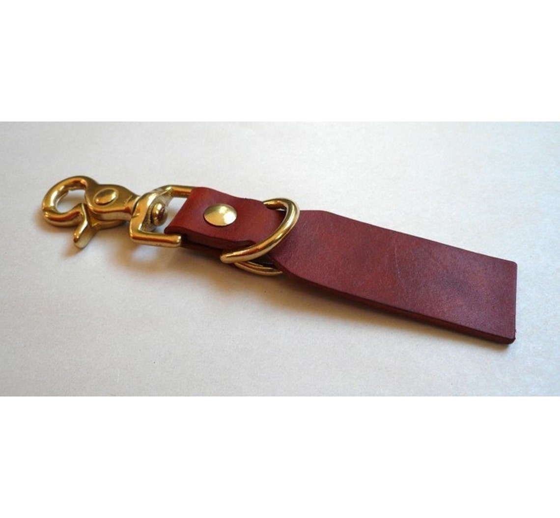 Leather Keychain 01 - Etsy