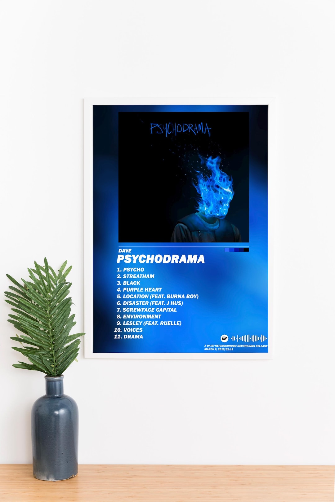 Dave "psychodrama" Album Cover Poster (digital Download) - Etsy
