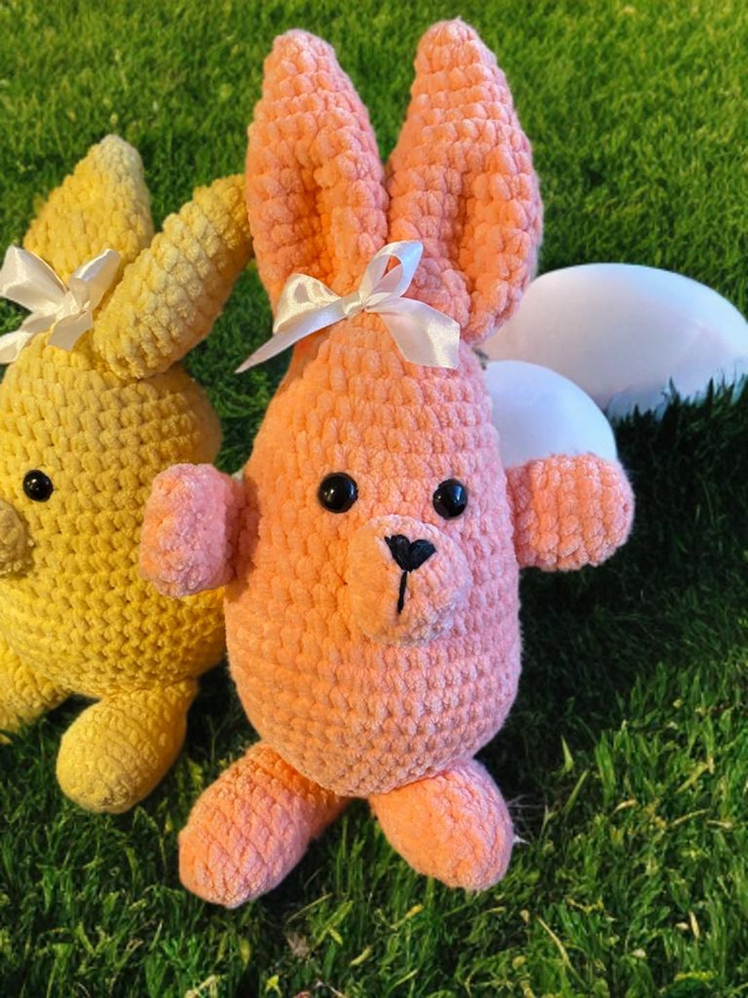 Easter Bunny Plushie. Customizable by Color. Cozy Little Chenile ...