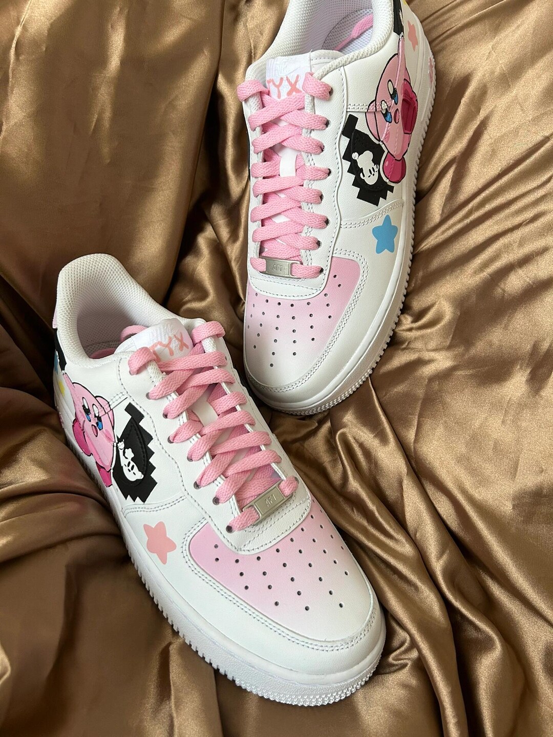 Custom AF1 Sneakers, Custom Air Force 1 Shoes, Handmade, Spray-painted ...