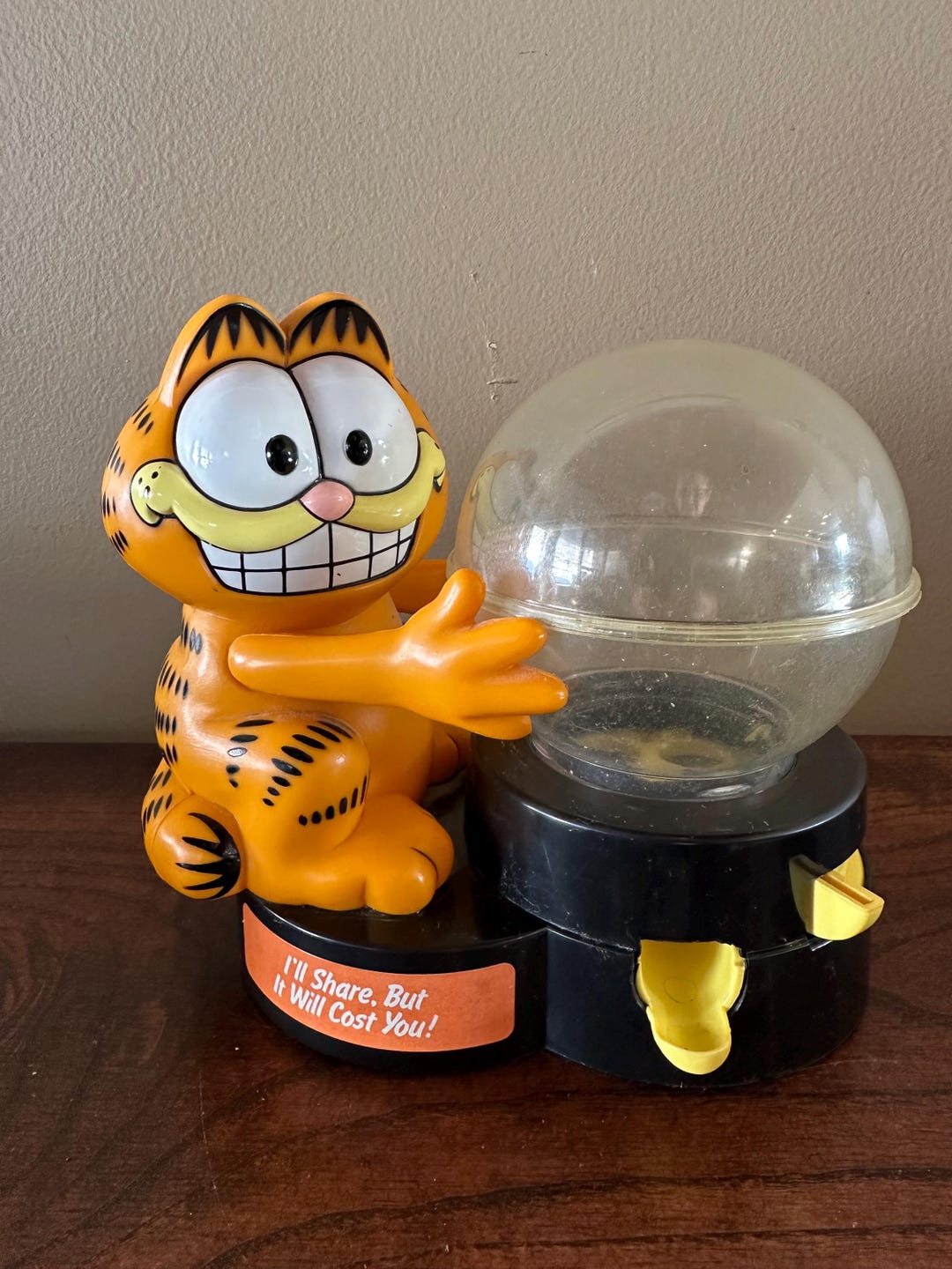 Vintage Garfield Gumball Machine - Etsy UK