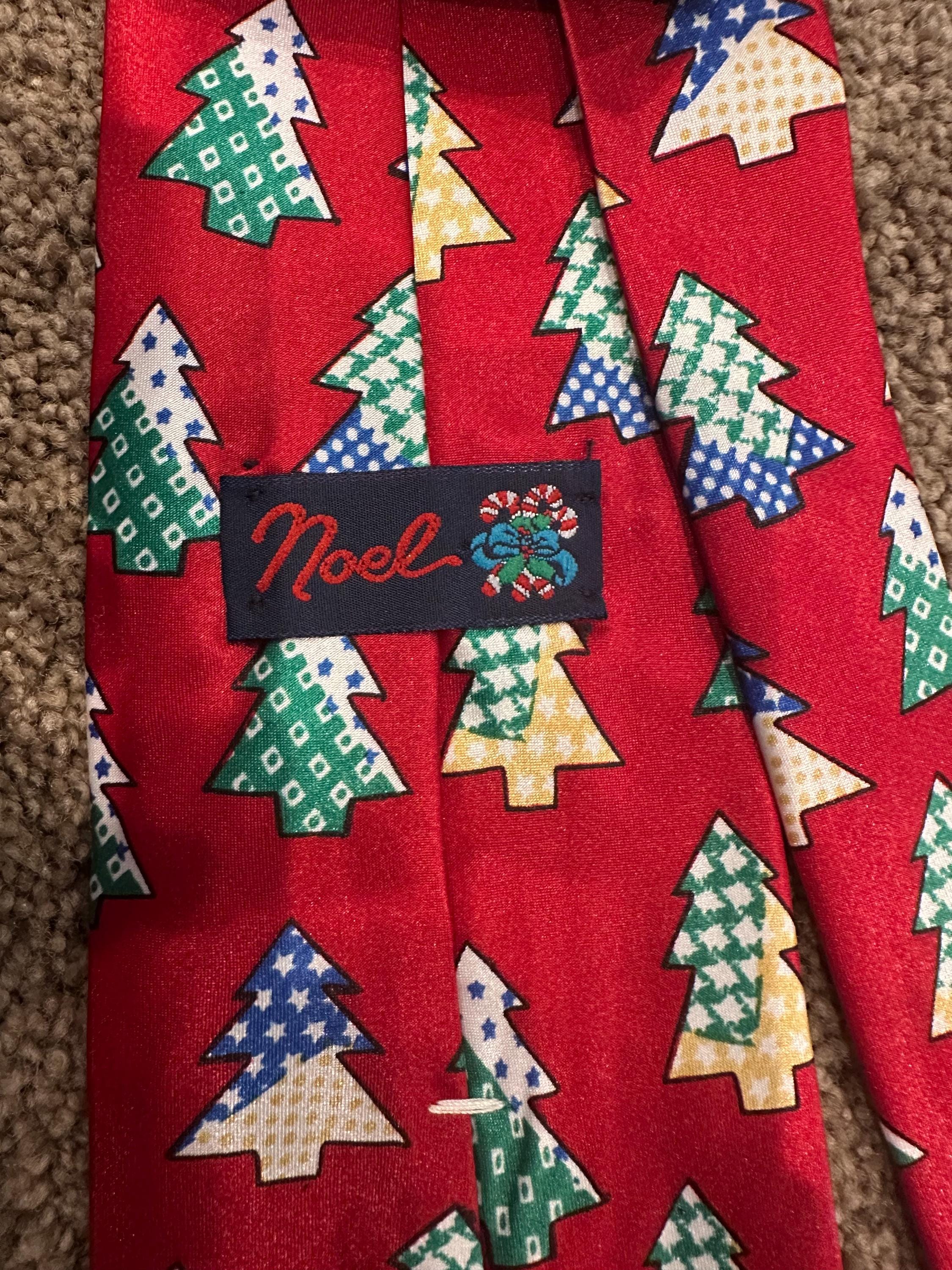 Vintage Christmas Themed Neckties - Etsy
