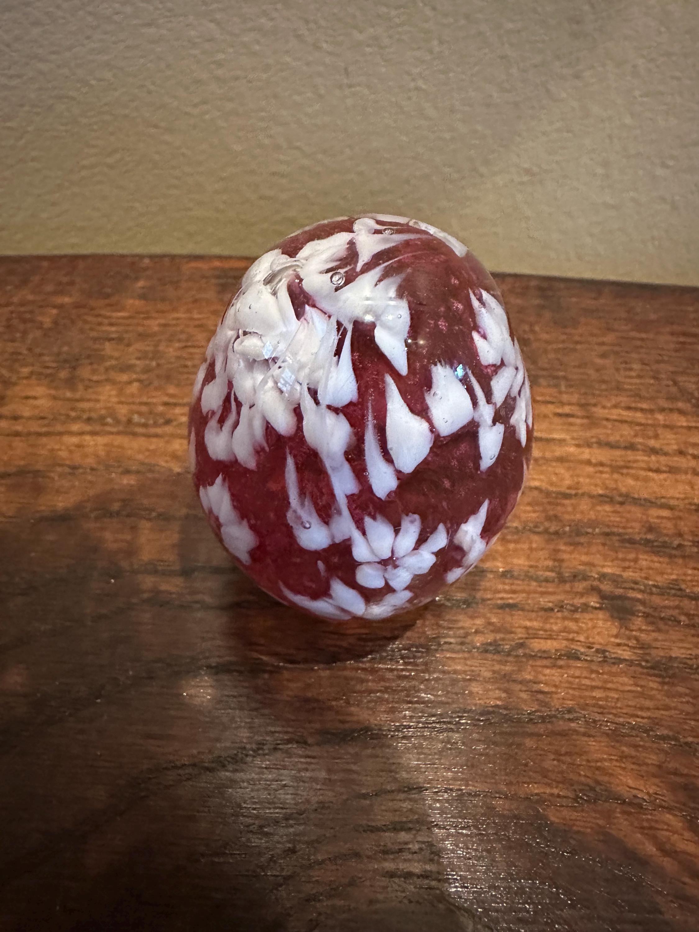 Vintage Murano Style Glass Round Paperweights - Etsy