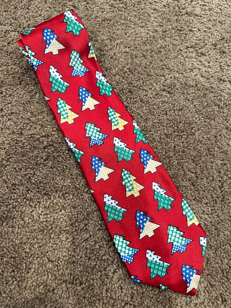 Vintage Christmas Themed Neckties - Etsy