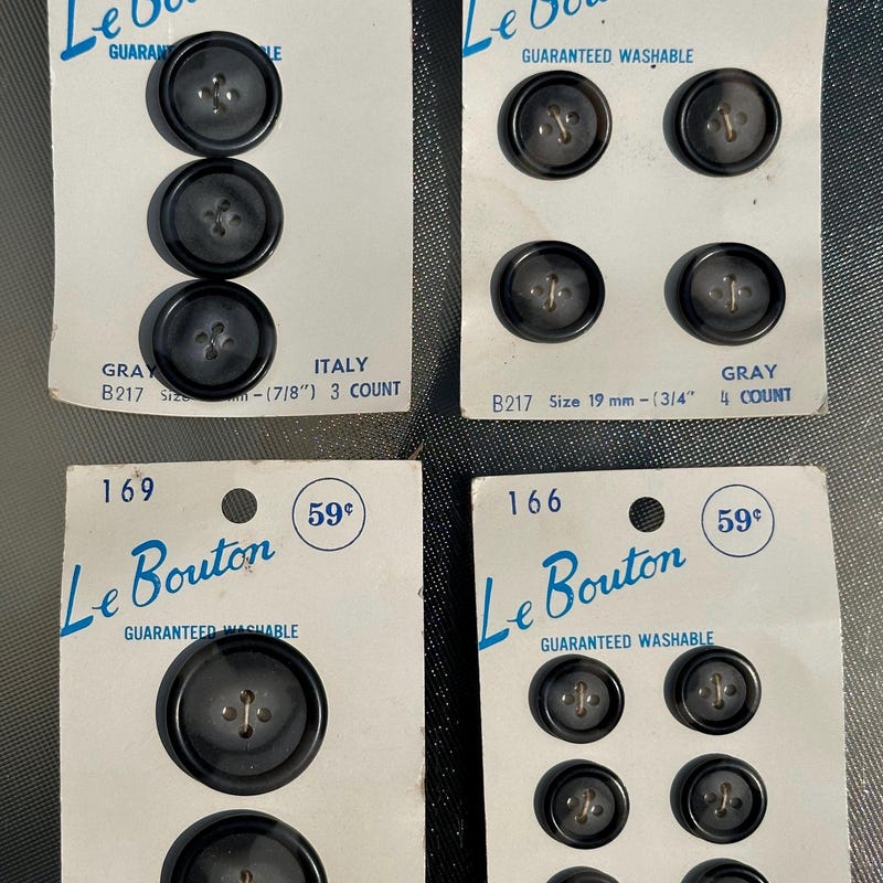 Buttons for Coat Grey - Etsy