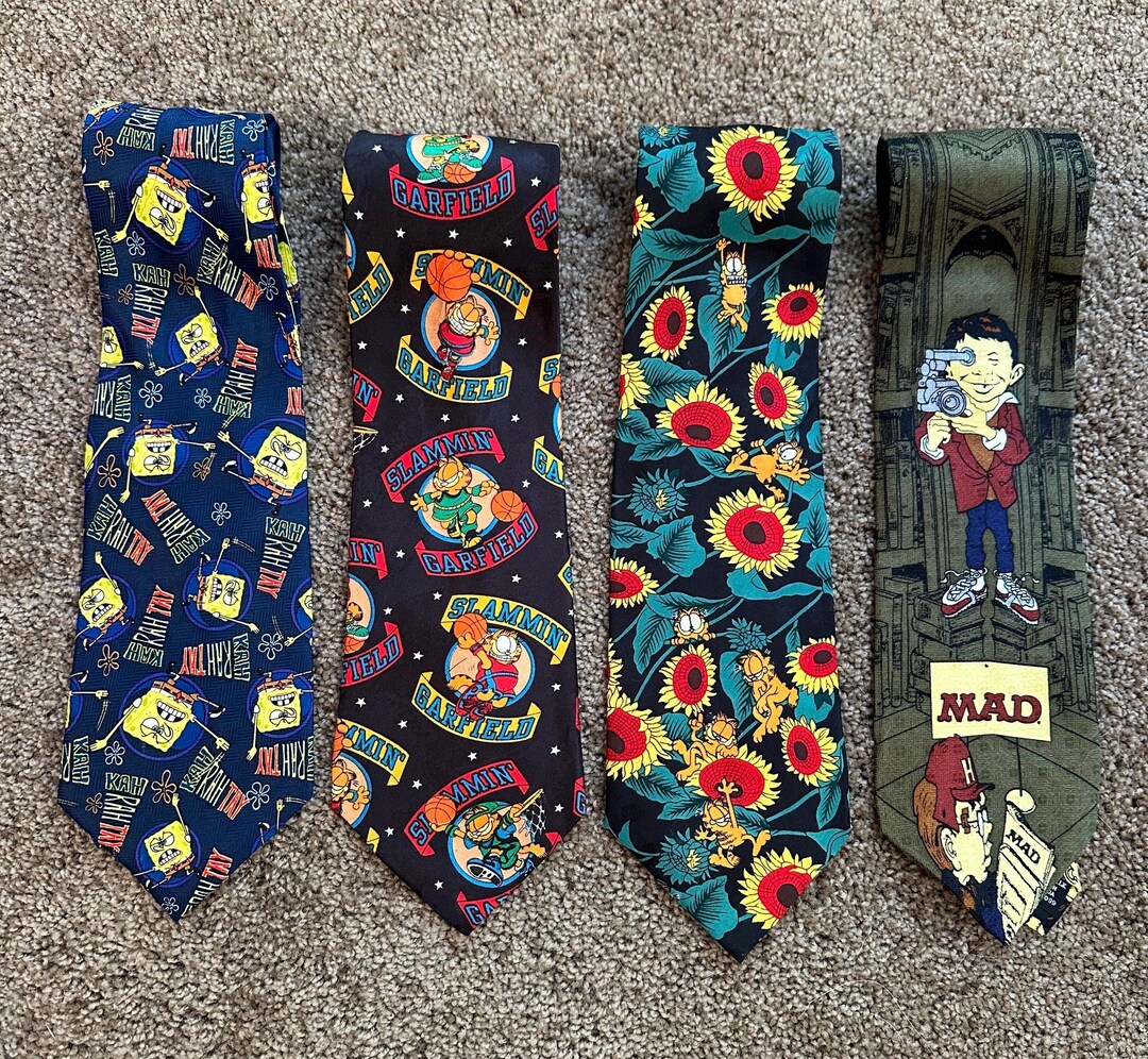 Cartoon/ Comics Themed Neckties - Etsy