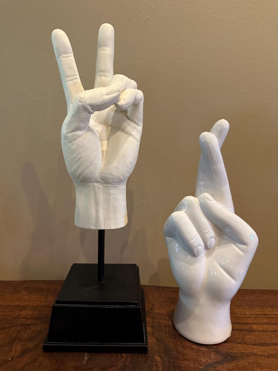 Vintage White Hand Statues - Buyer’s Choice - Etsy