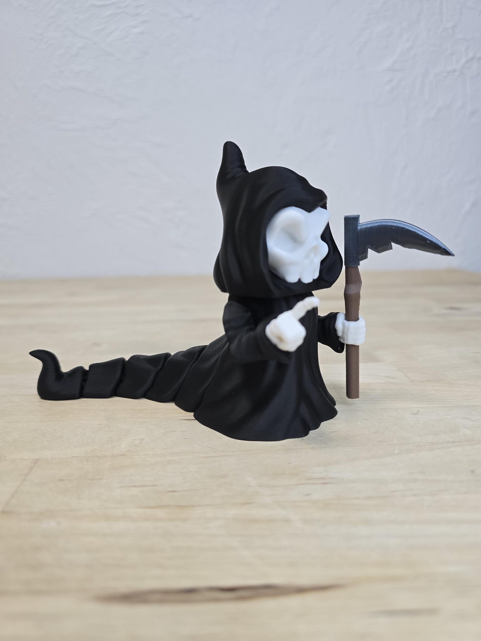 Grim Reaper – Death Wiggles | Articulated Flexi Reaper Figurine, 3D ...