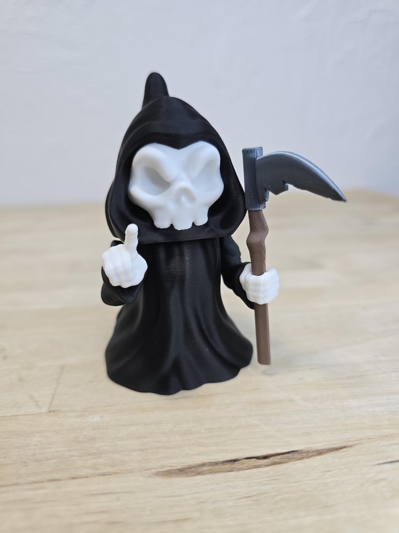Grim Reaper – Death Wiggles | Articulated Flexi Reaper Figurine, 3D ...