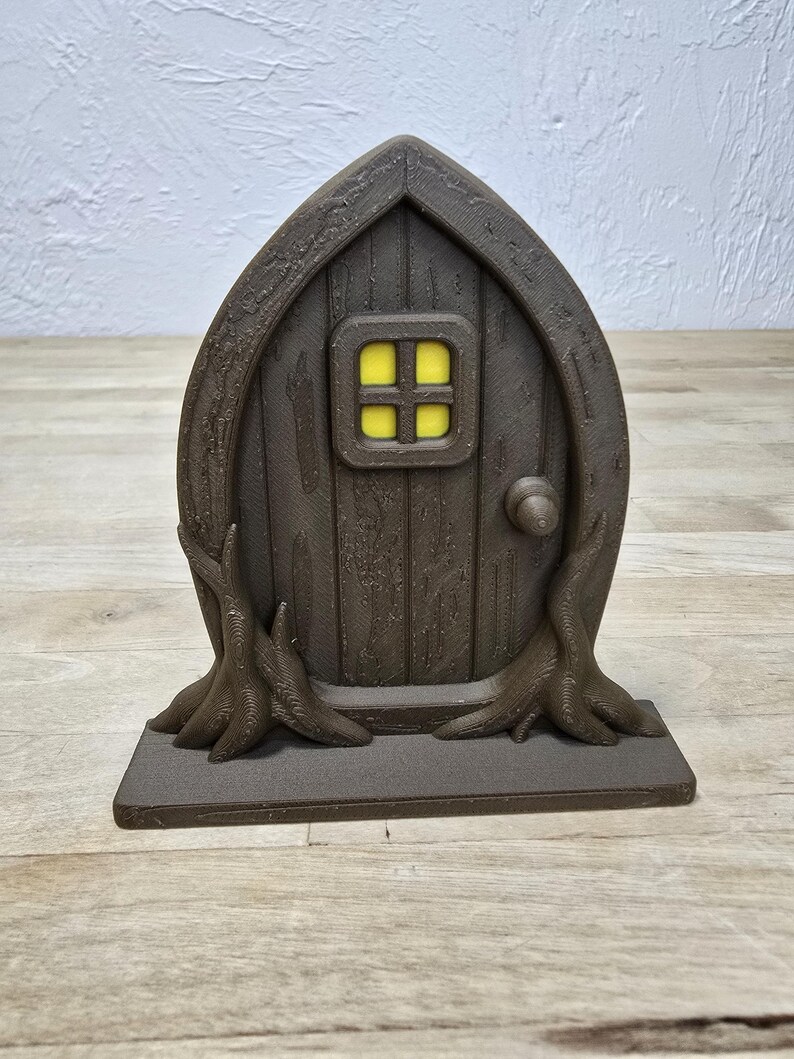Fairy / Hobbit Door - 3d Printed in Wood PLA - Etsy