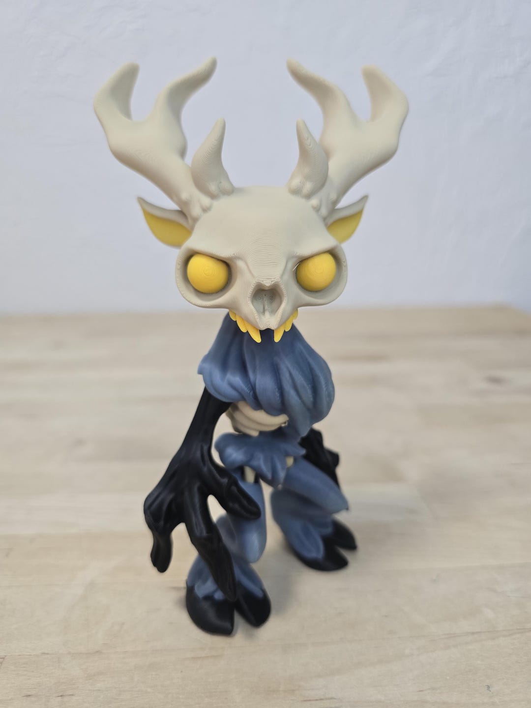 Wendigo Cryptid Toy – Poseable 3D Printed Figurine – Creepy Desk Decor ...