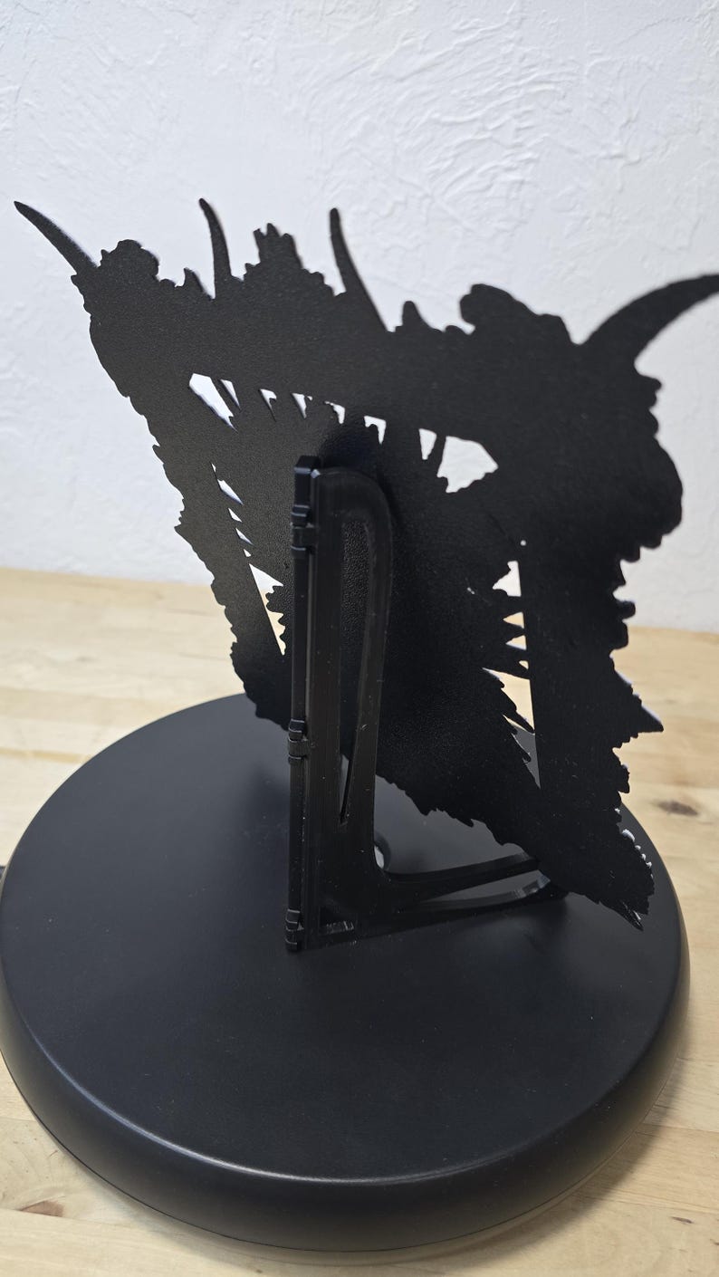 Frost Dragon Hueforge - 3d Printed in PLA 8x8.5 Inches. Includes ...