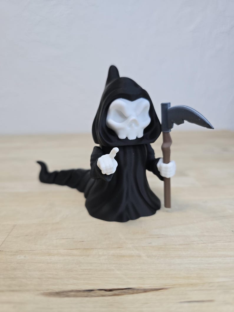 Grim Reaper – Death Wiggles | Articulated Flexi Reaper Figurine, 3D ...