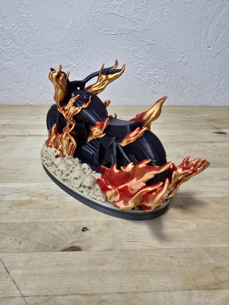Hell Rider Bike - 3d Printed in PLA - Etsy
