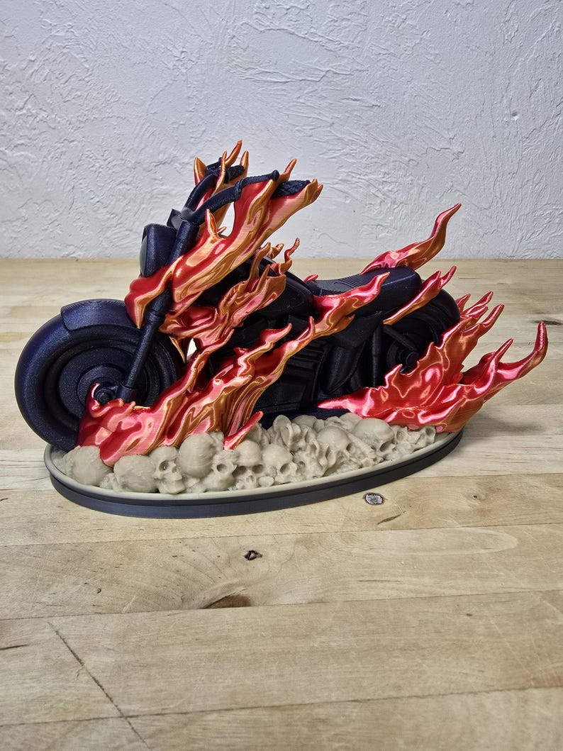 Hell Rider Bike - 3d Printed in PLA - Etsy