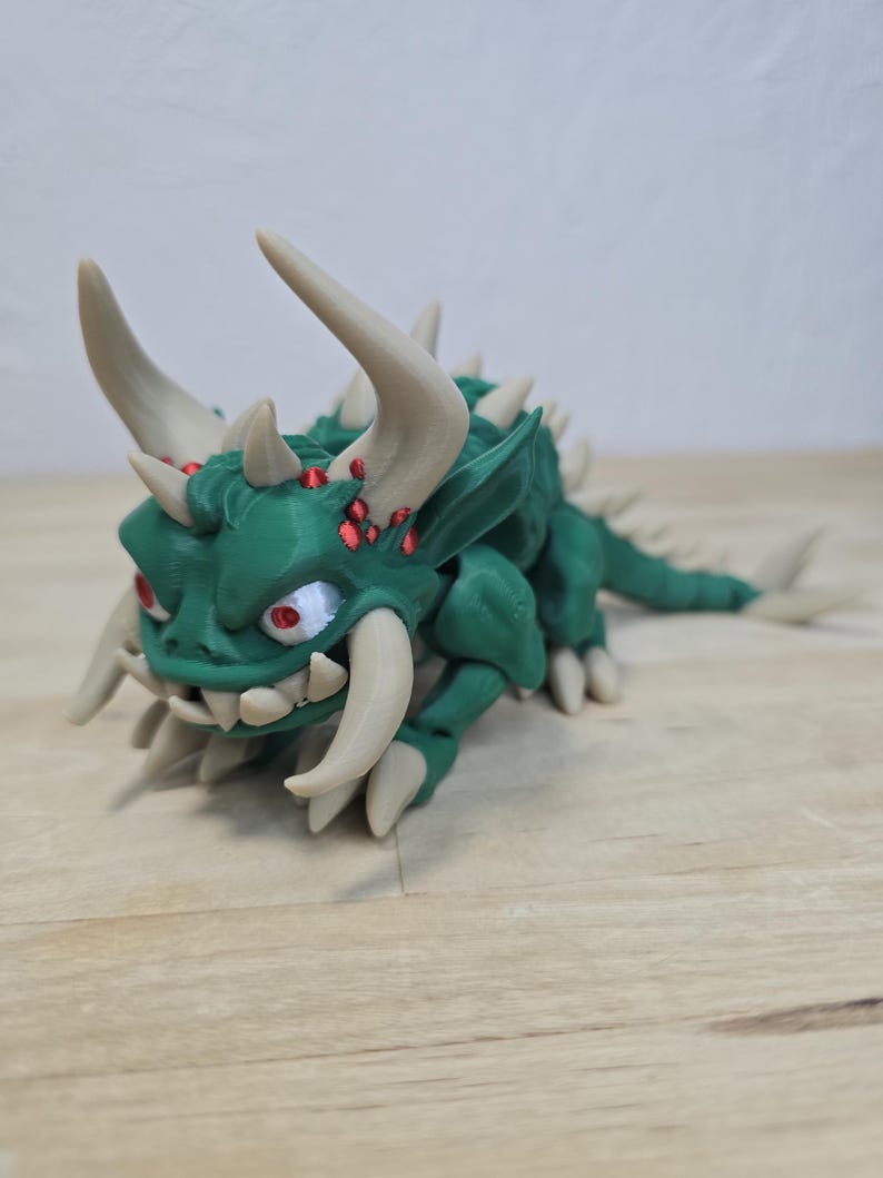 Poseable Hodag Toy – 3D Printed Cryptid From Wisconsin Folklore - Etsy