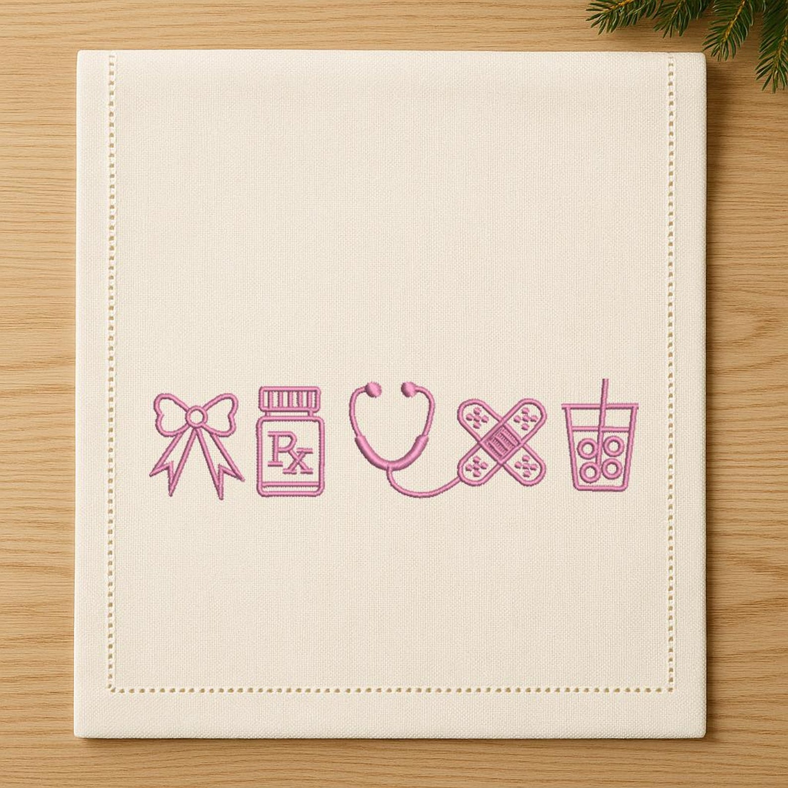 Medical Icons Embroidery Design | Nurse Doctor Stethoscope Bandage ...