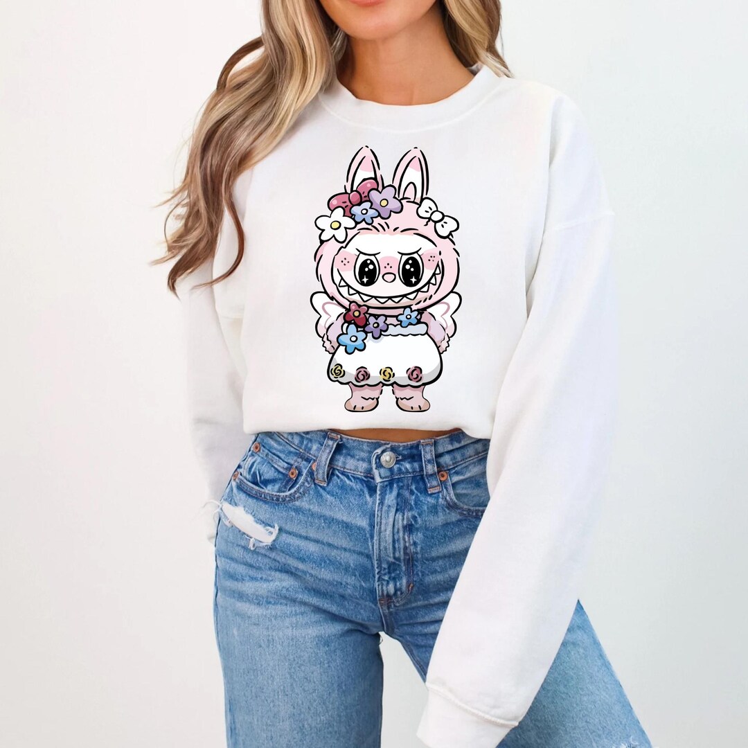 Pink Labubu Sublimation Png, Sweeter Labubu Design, Monster Characters ...