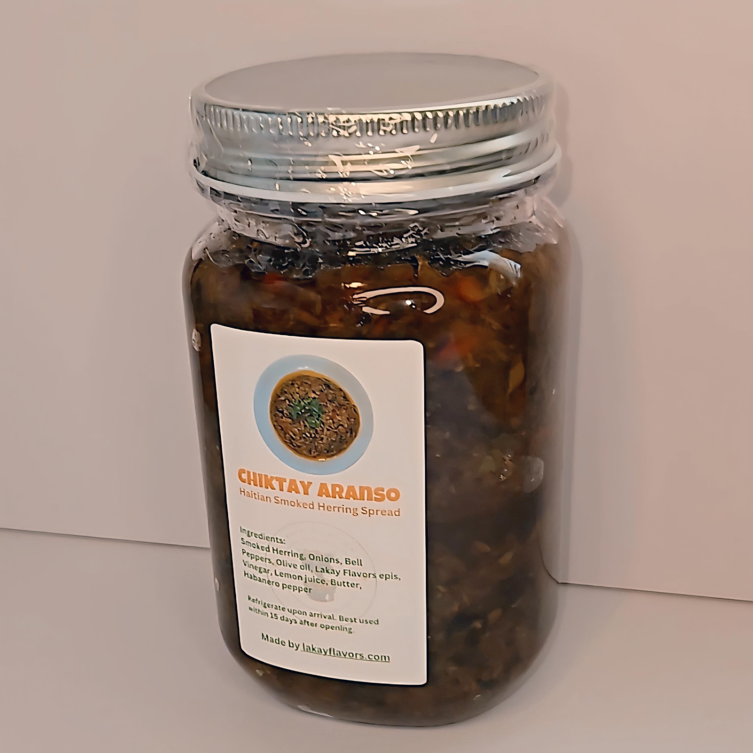 Authentic Haitian Smoked Herring Spread: Spicy Chiktay Aranso - Etsy