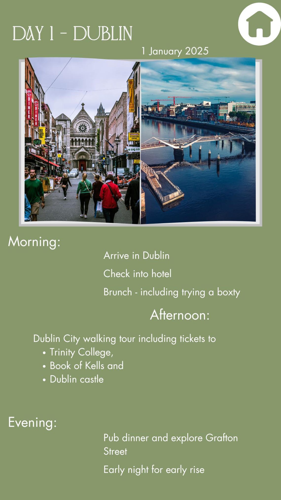 Ireland Travel Plan and Itinerary - Etsy