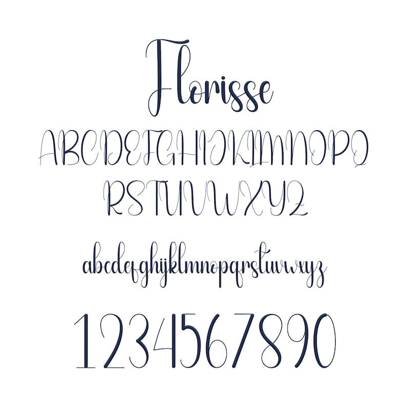 Script Embroidery Font Bundle #1 - 10 Embroidery FONTS, Formats ...
