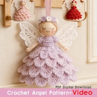DIY Yarn Angel Craft Pattern Tutorial, Beginner-friendly Easy Yarn ...