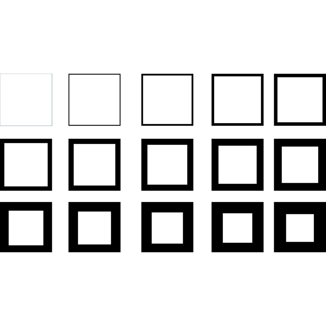 Square SVG DXF Digital Download - Etsy