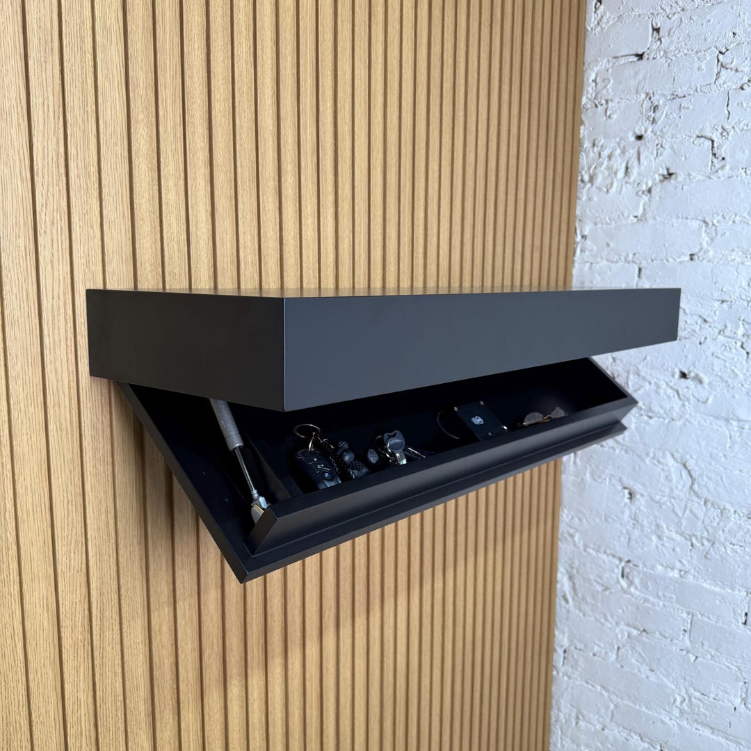 Secret Hidden Safe, Wall Safe, Concealed Shelf Safe, Security Key Safe ...
