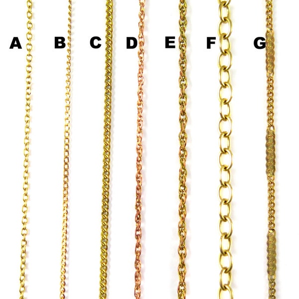 Brass Chain - Etsy