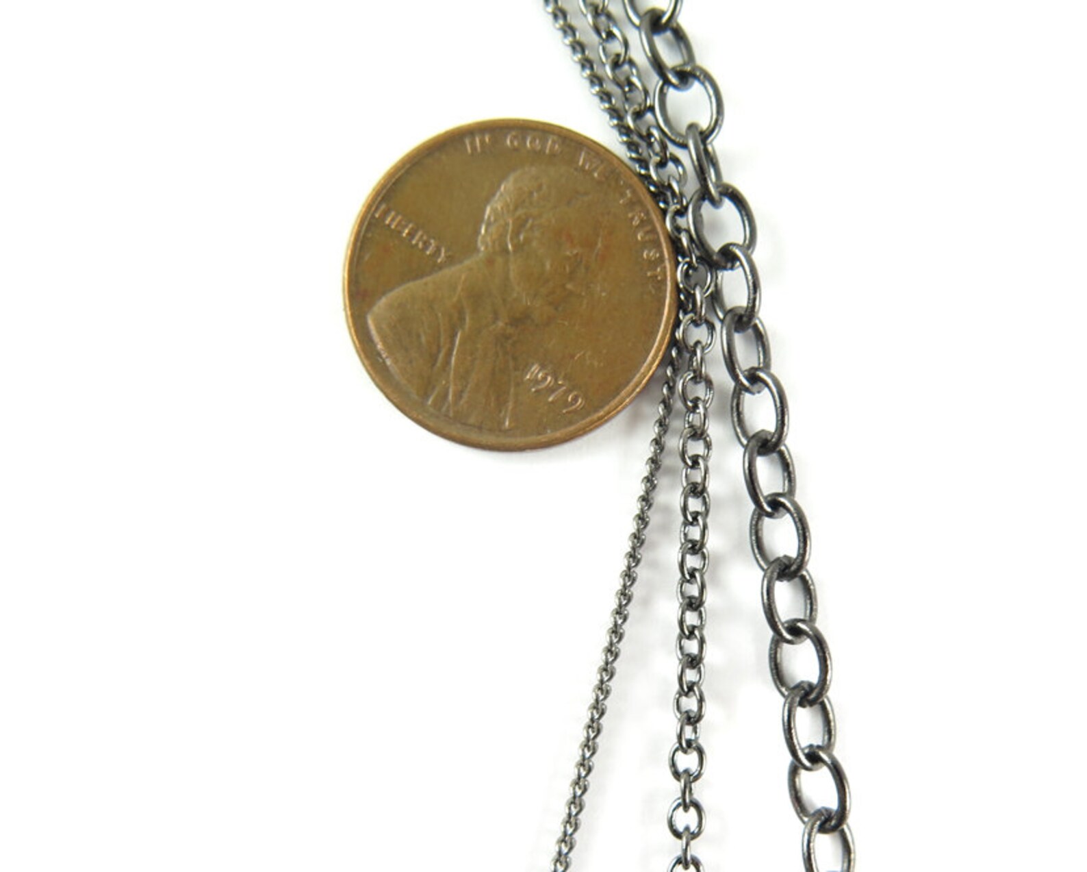 Gunmetal Chain for Customized Necklace Choker Bracelet - Etsy