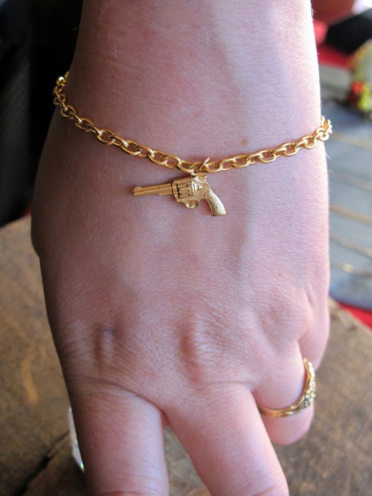 Little Gun Bracelet - Etsy