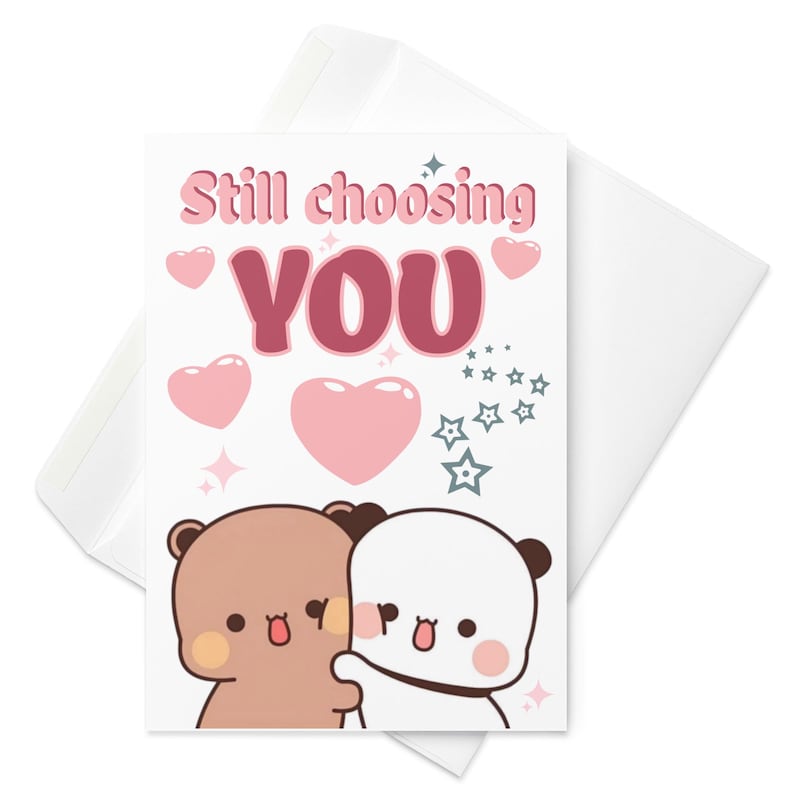 Dudu Valentines Card - Etsy UK