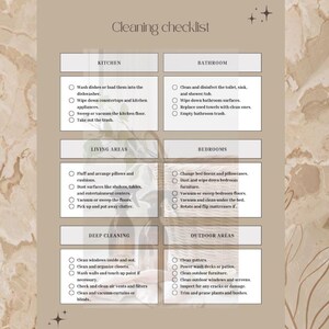 Ultimate Cleaning Checklist | Room-by-room Cleaning Checklist | PDF - Etsy
