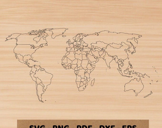 Old World Map Set SVG Cnc Laser Cut Engrave Vector File - Etsy Canada