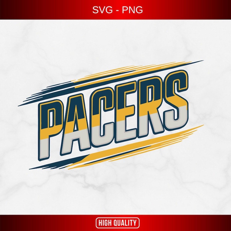 Pacers Basketball Team SVG, PNG, Vector (digital Download) - Etsy