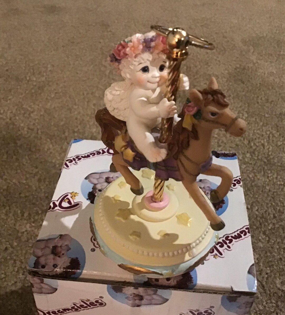 Vintage Dreamsicles Brown Carousel Horse New in Box - Etsy
