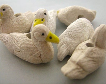 White ceramic ducks | Etsy
