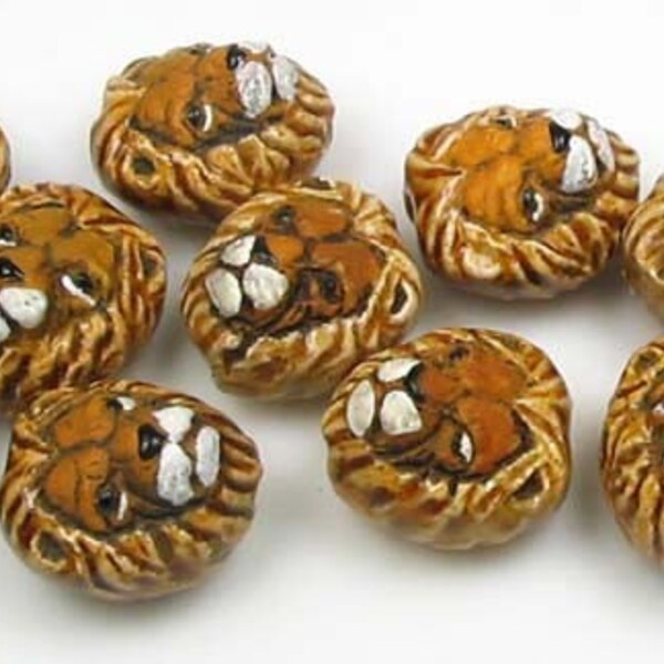Ceramic Animal Beads - Etsy
