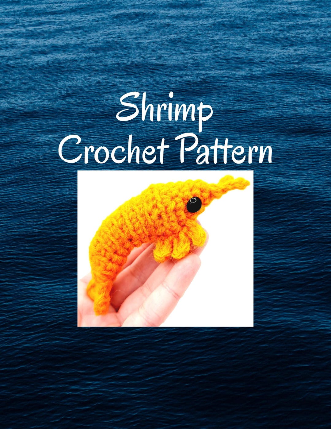 Shrimp Crochet Pattern - Neocaridina Amigurumi - Etsy