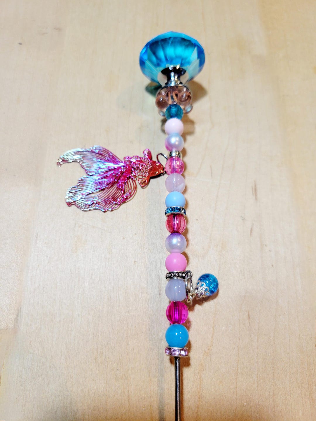 Red Holographic Goldfish Sewing Stick - Amigurumi Plushie Stick for ...