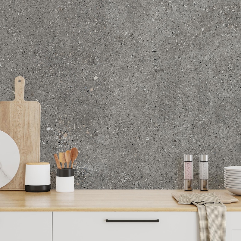 Grey Wallpaper Idea - Etsy