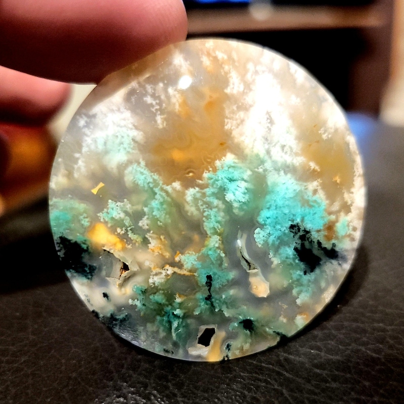 Moss Agate Cabochon - Etsy