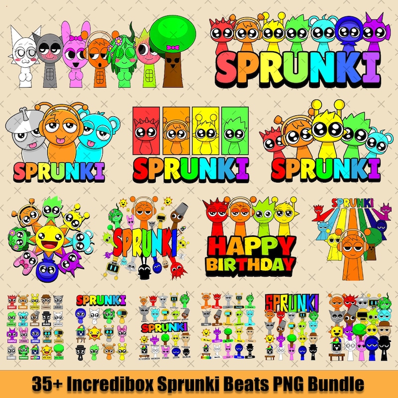 Sprunki Sticker - Etsy