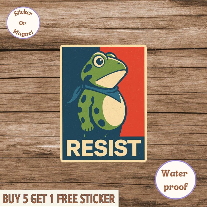Freedom Portland Frog - Etsy