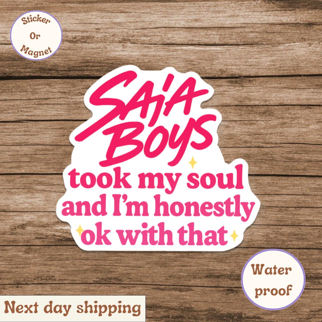 Saja Boys Took My Soul Sticker, Sa.ja Boys Boy Band Sticker, K-pop De ...
