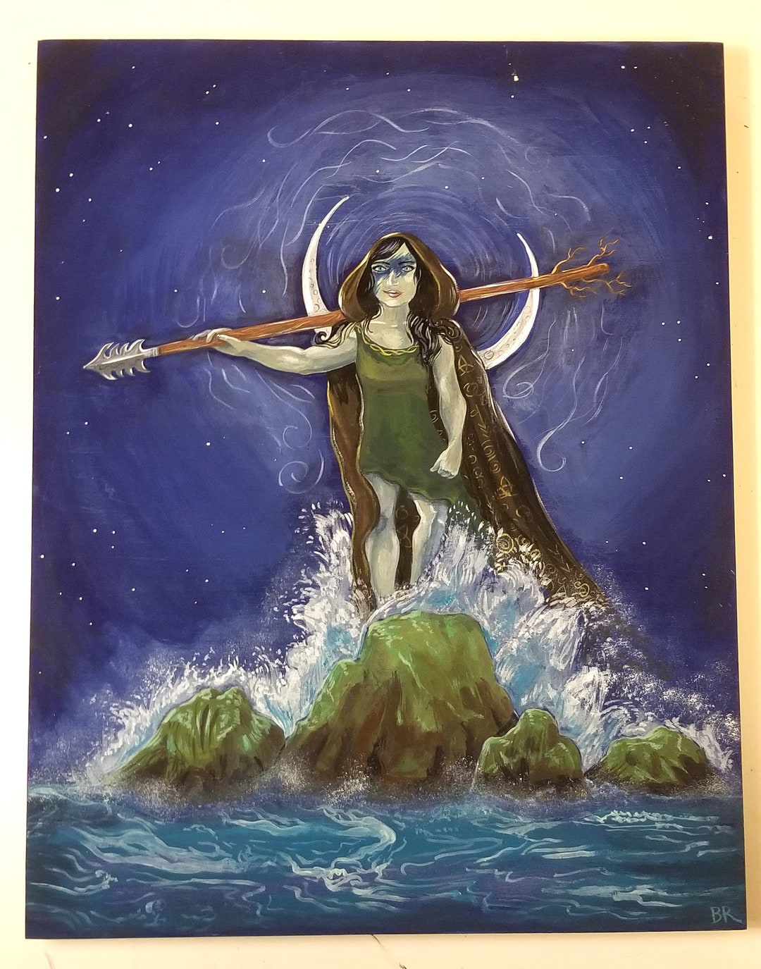 Celtic Goddess - Scathach (print) - Etsy