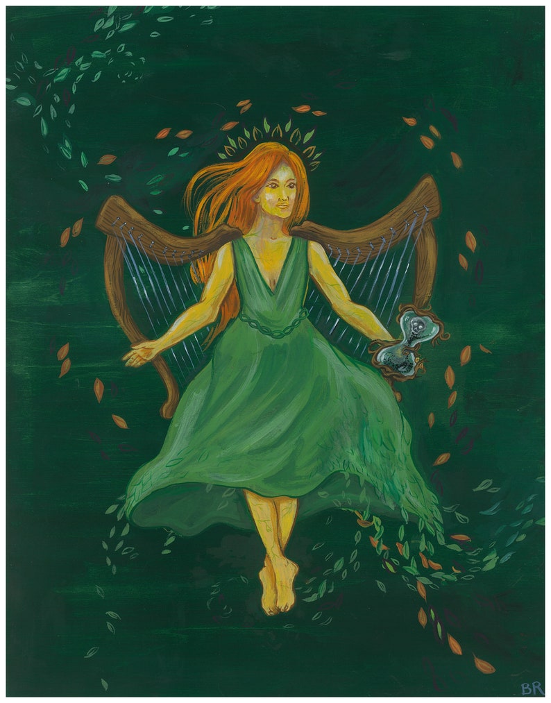 Celtic Goddess - Aoibell (print) - Etsy