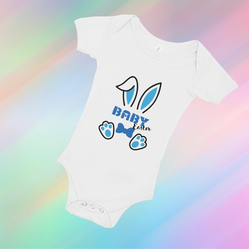 Baby Easter PNG and SVG Bundle, Baby Boy Bunny, Print-ready Designs for ...