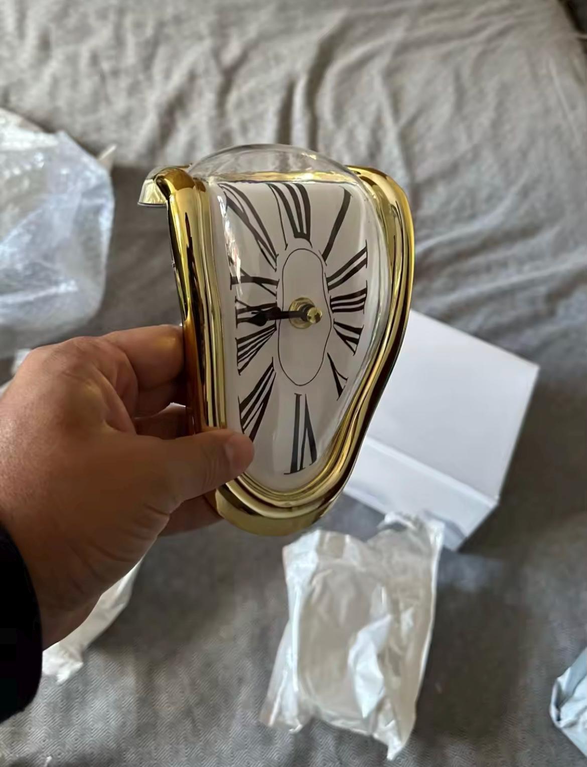 Surreal Melting Wall Clock Inspired by Salvador Dalí – Decorative ...